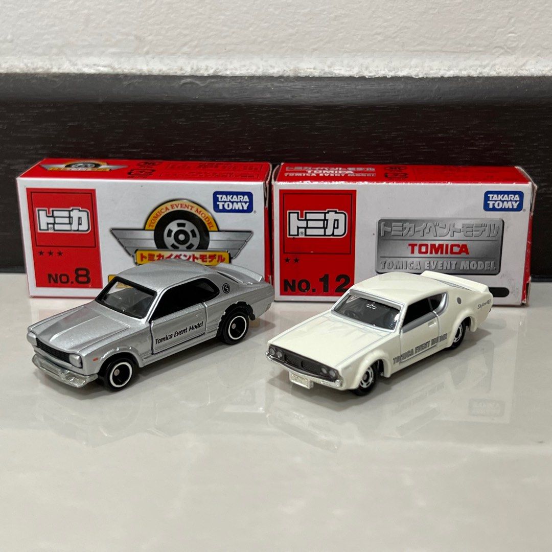 Tomica Event Model #8 Nissan Skyline 2000GT-R Racing, #12 Nissan ...