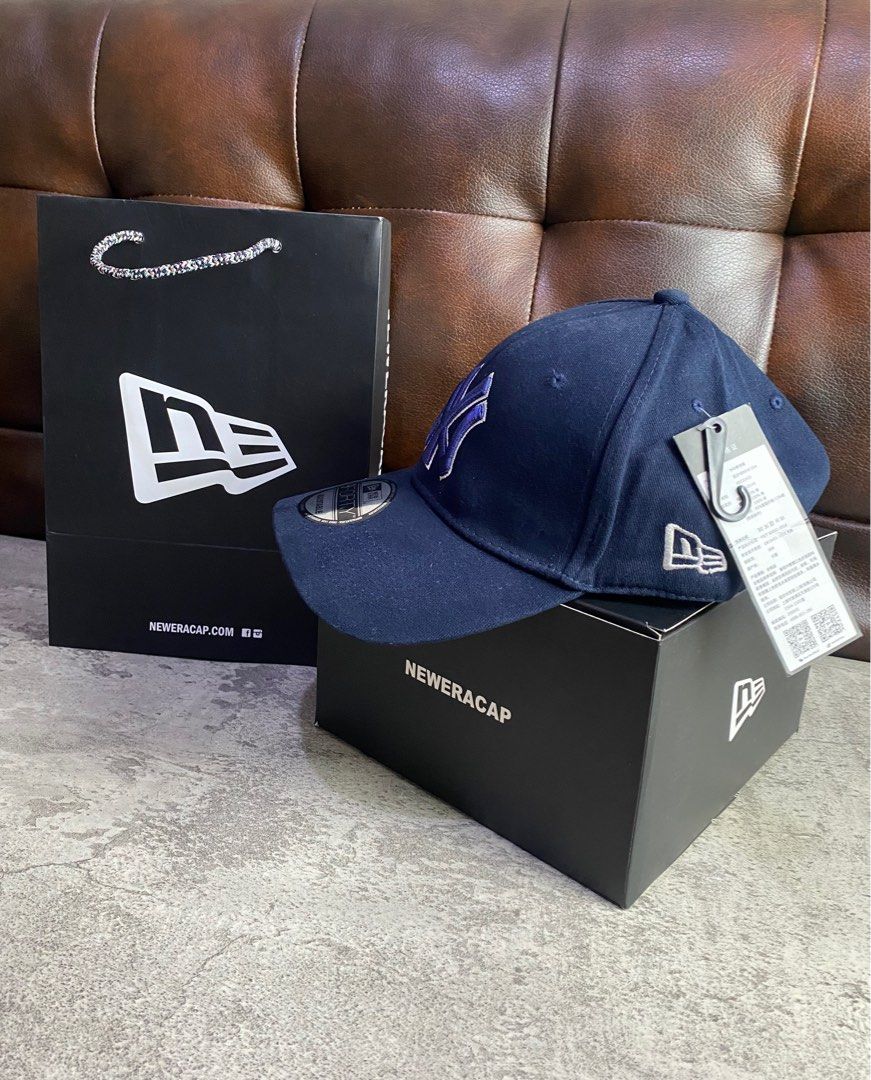 Topi Baseball MLB Caps New Era Navy list Putih on Carousell