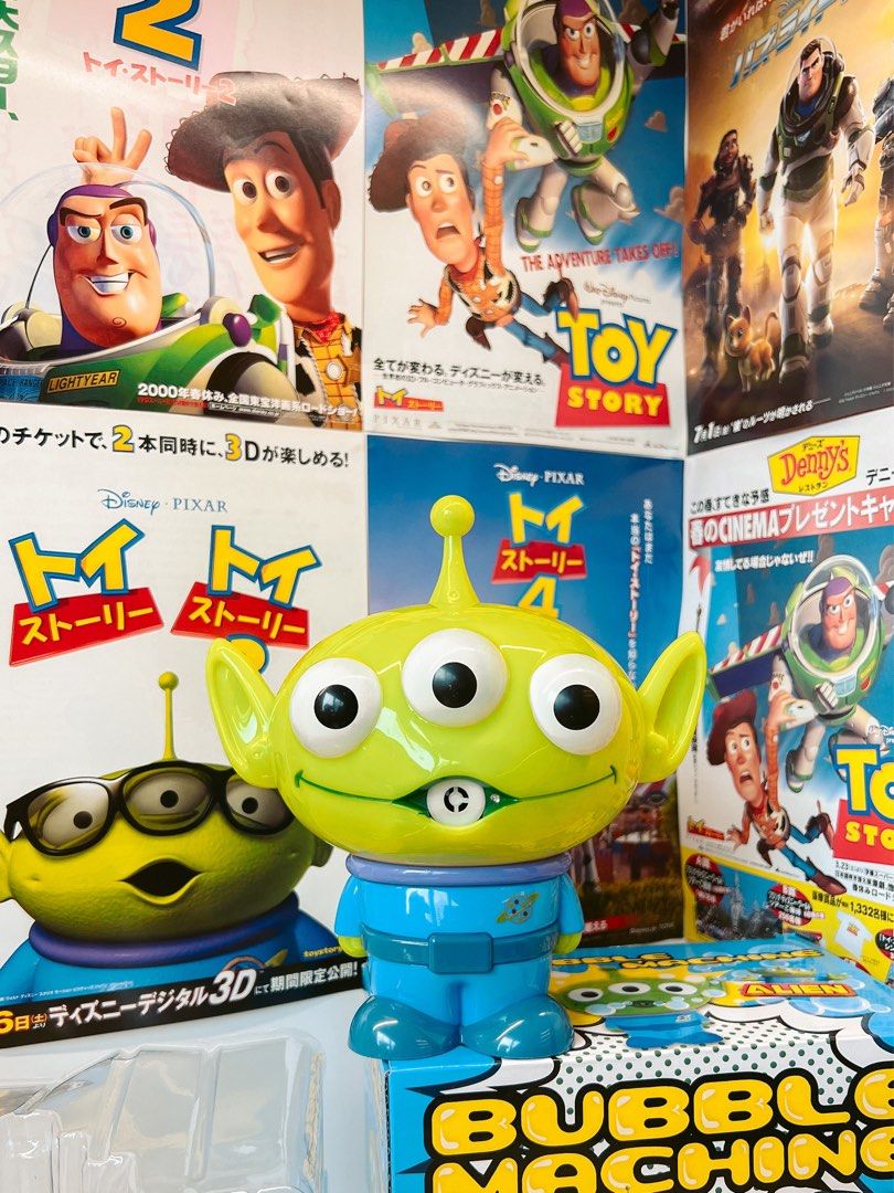 Toy Story Alien Bubble Machine, Hobbies & Toys, Toys & Games on Carousell