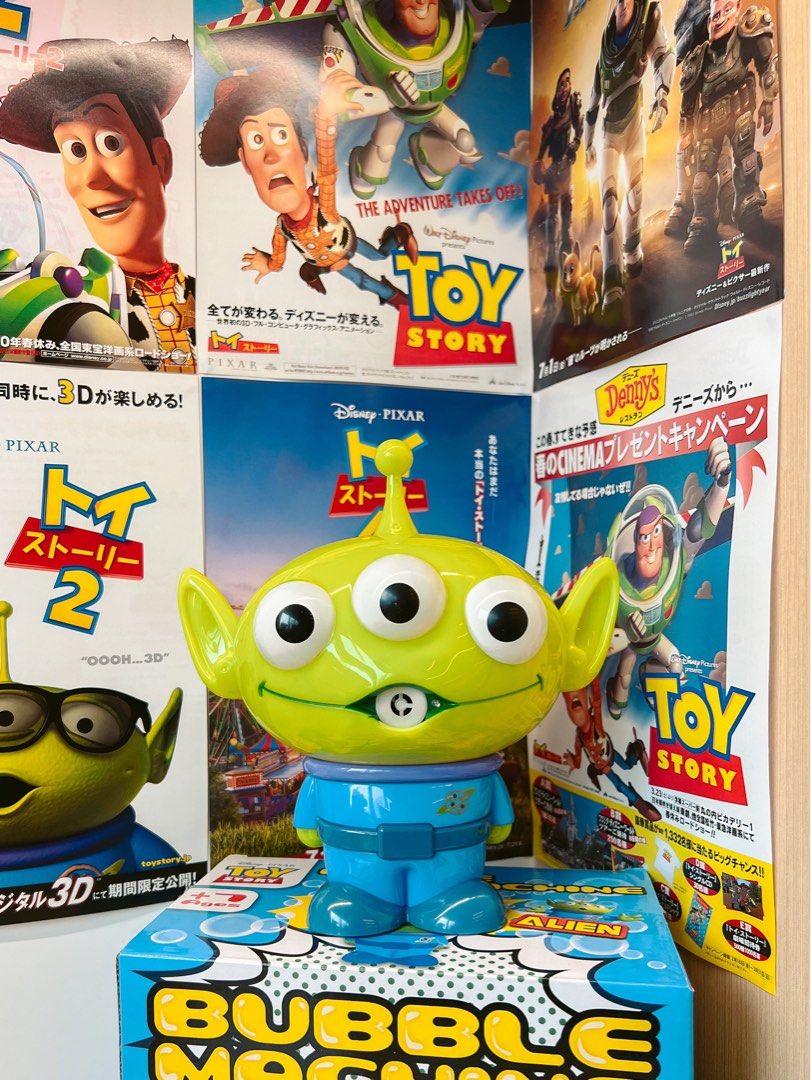Toy Story Alien Bubble Machine, Hobbies & Toys, Toys & Games on Carousell
