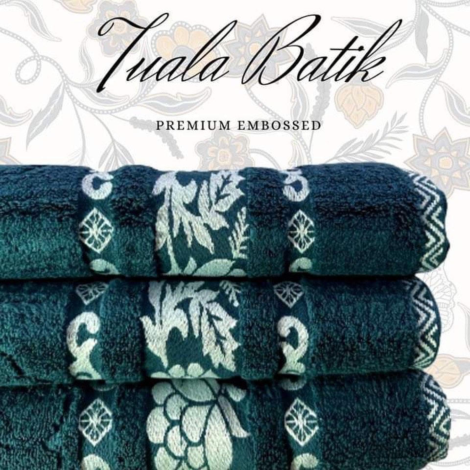 TUALA BATIK PREMIUM EXCLUSIVE COTTON EMBOSSED, Furniture & Home Living ...