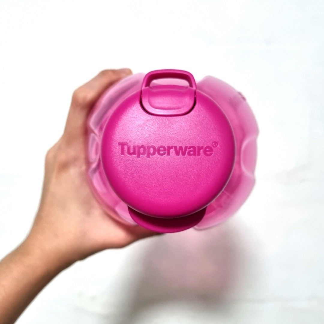 Tupperware 2L Giant Round Flip Top Cap Eco Fridge Water Bottle ...