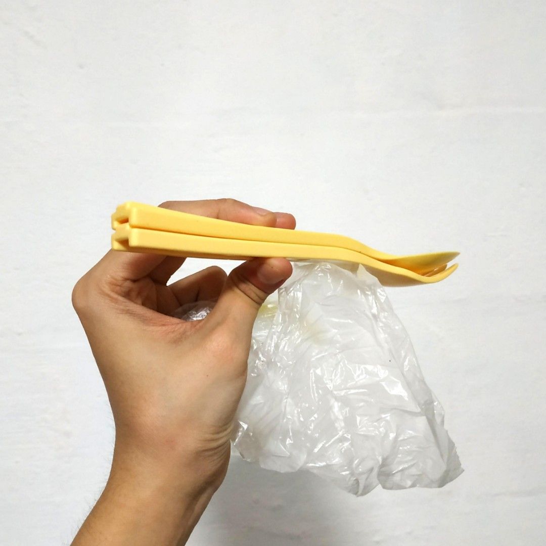 Tupperware Stackable Outdoor Dining Fork and Spoon Cutlery Set of 2 ...