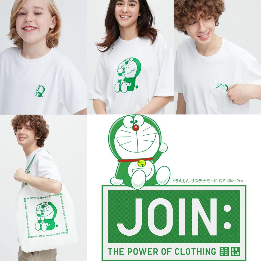 UNIQLO x 多啦A夢 Doraemon Sustainability Mode 2023 UT 短袖Tee (男女可穿) / 男裝 ...
