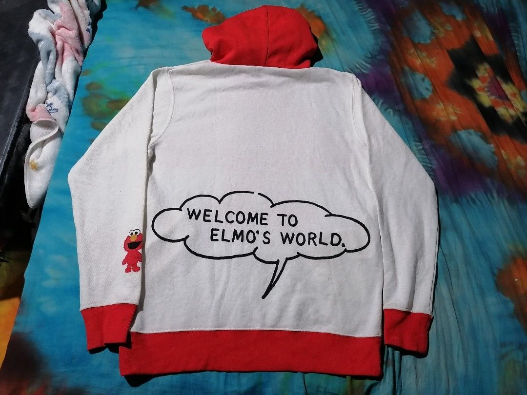 Universal Studios x Sesame Street Elmo Hoodie Jacket on Carousell