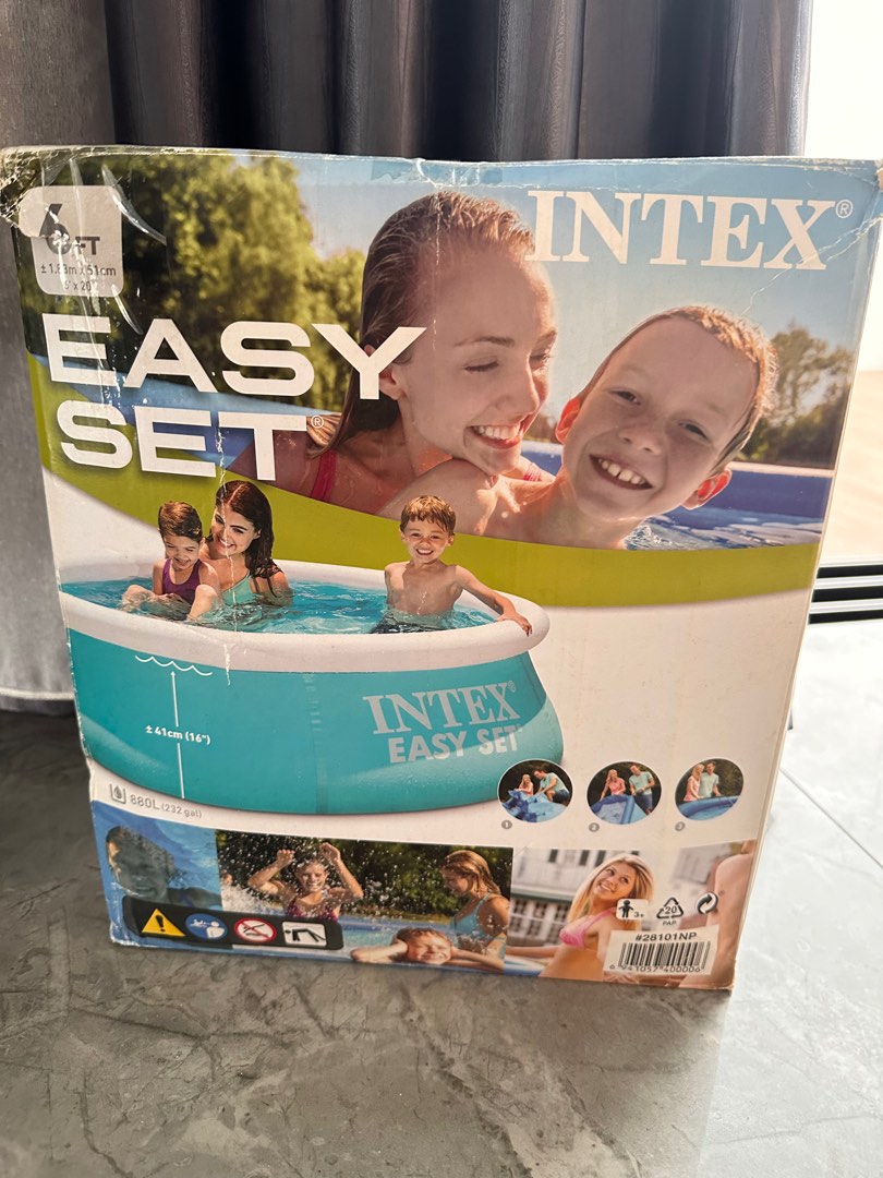 Used Once Intel Swimming Pool, Babies & Kids, Infant Playtime on Carousell