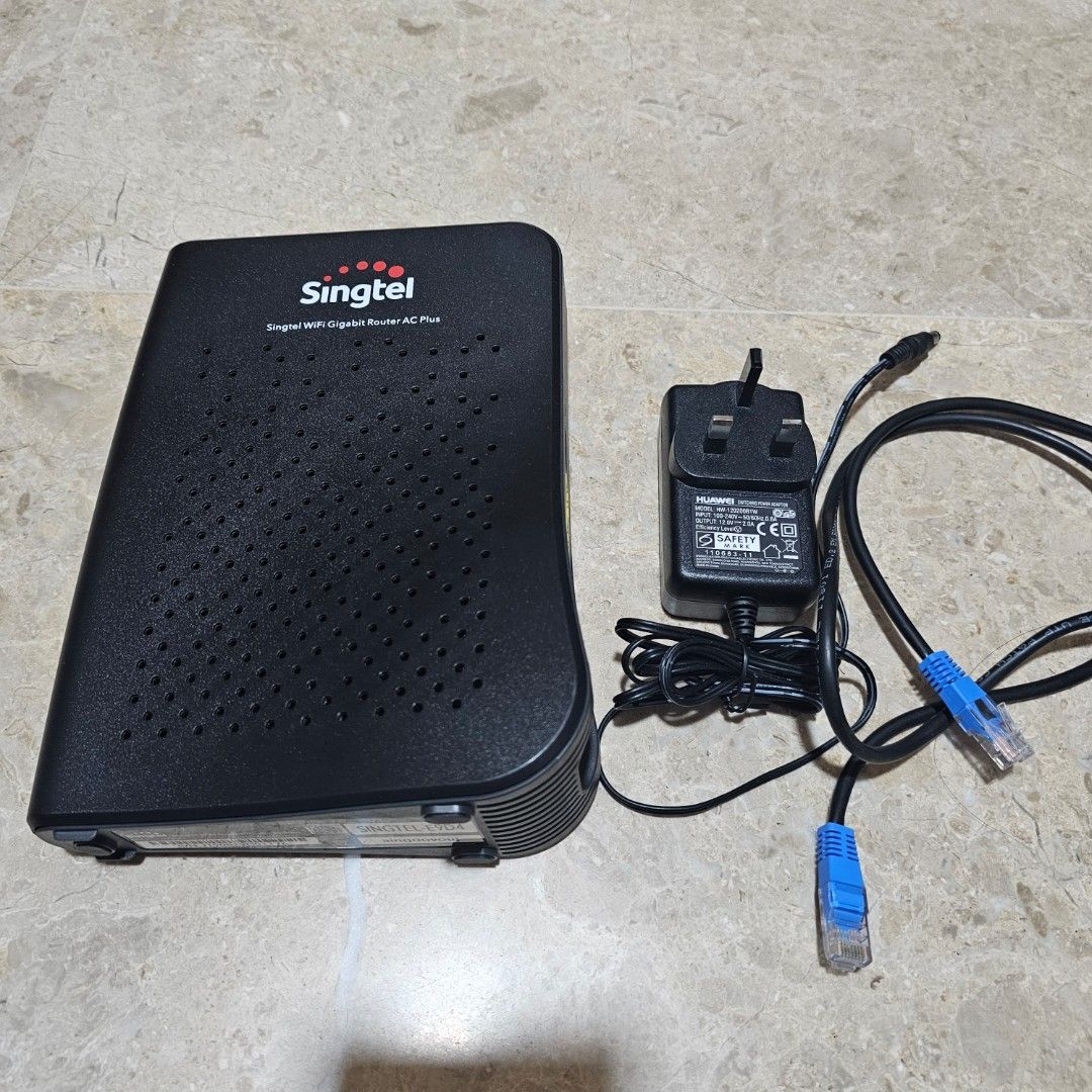 Used Singtel router fully working in box, Computers & Tech, Parts ...