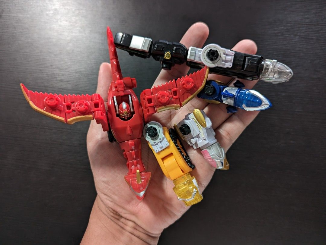BANDAI GASHAPON Super Sentai Tensou Sentai Goseiger Set Gosei Great NEW ...