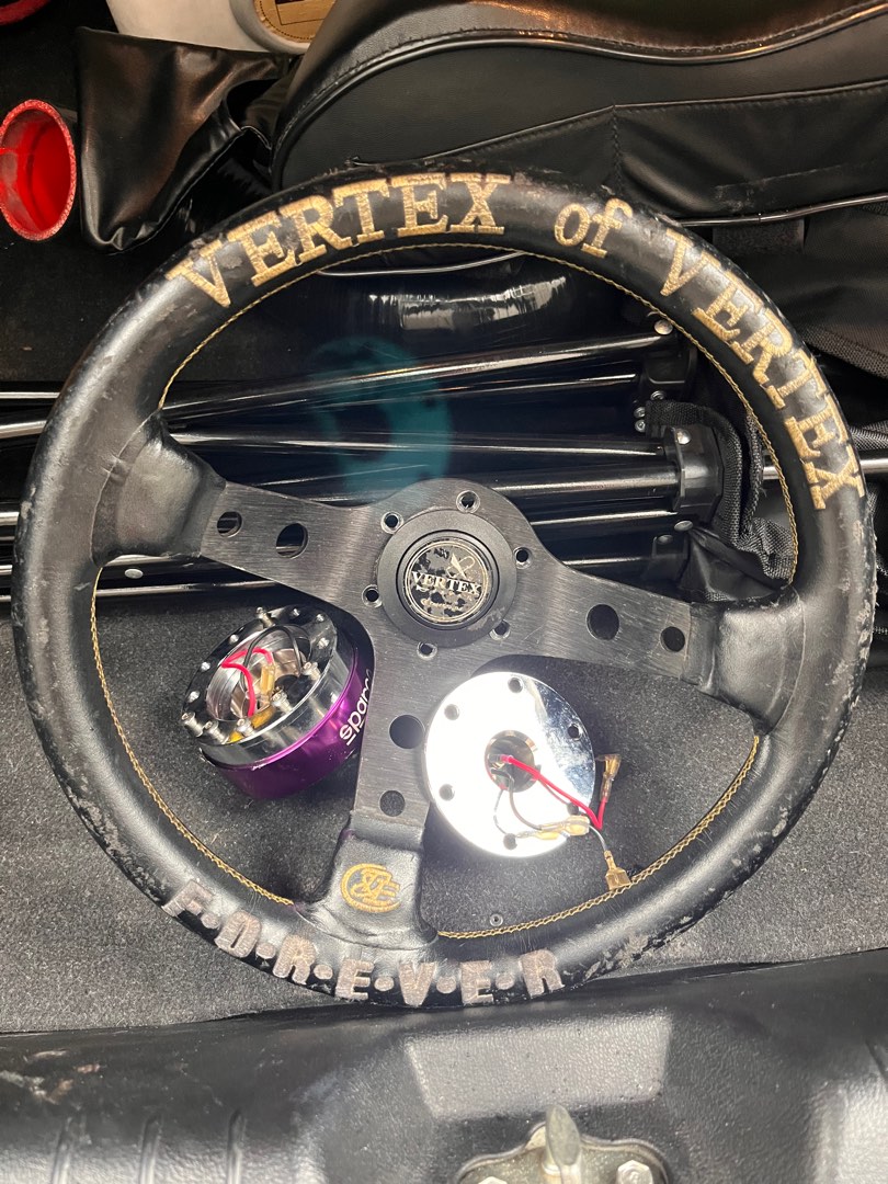 Vertex steering wheel, Car Accessories, Accessories on Carousell