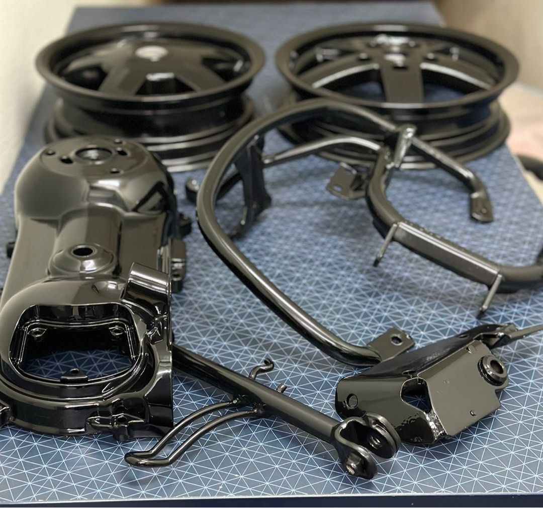 Vespa parts blass and powder coating, Motorcycles, Motorcycle ...