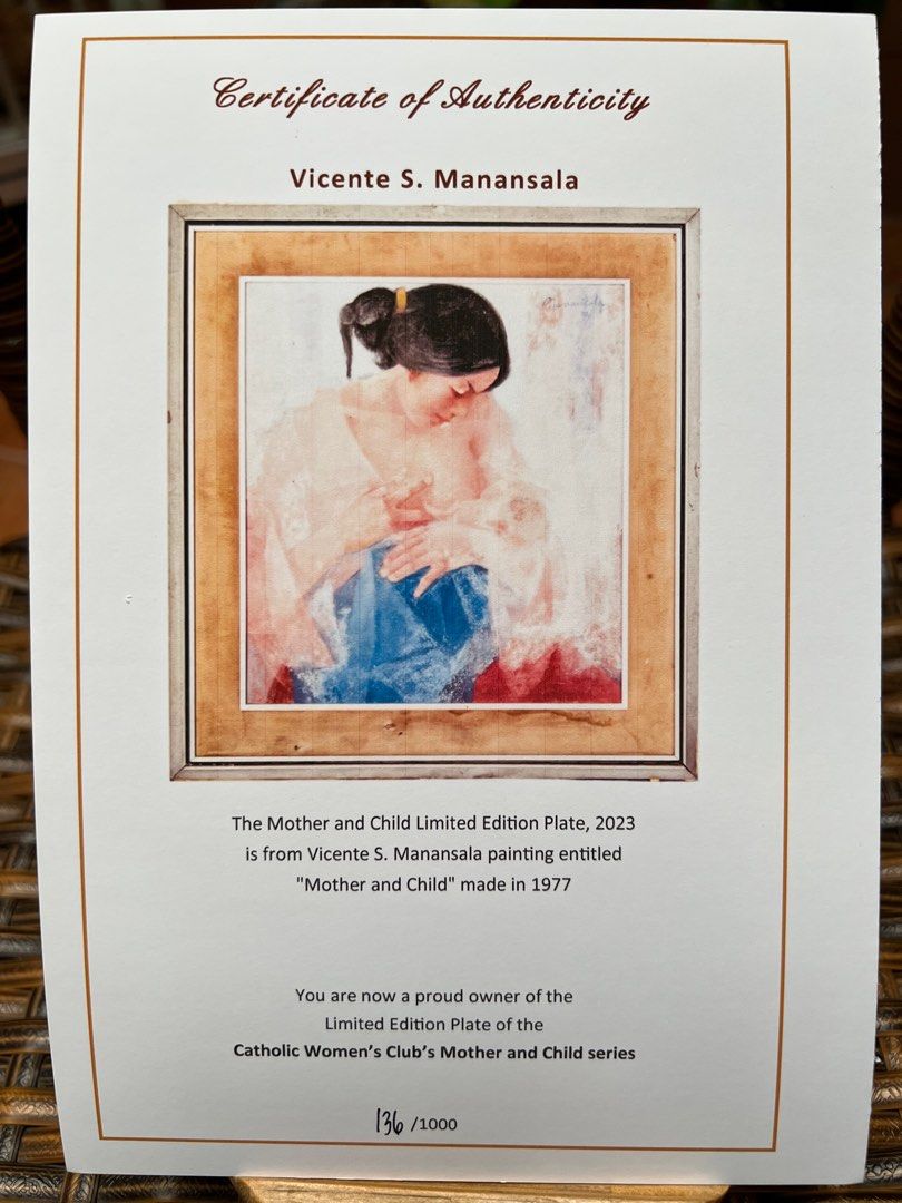 Vicente Manansala Art Plate on Carousell