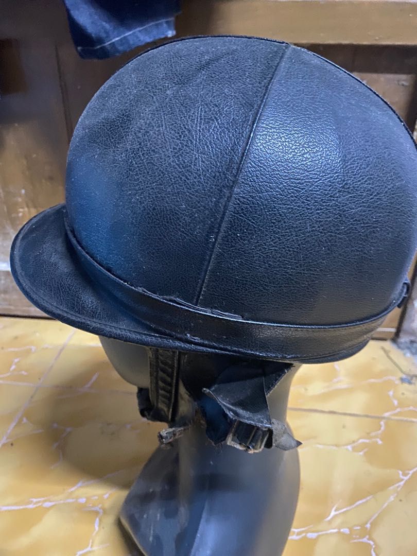 Vintage aviakit 50s 60s leather helmet england, Hobbies & Toys ...