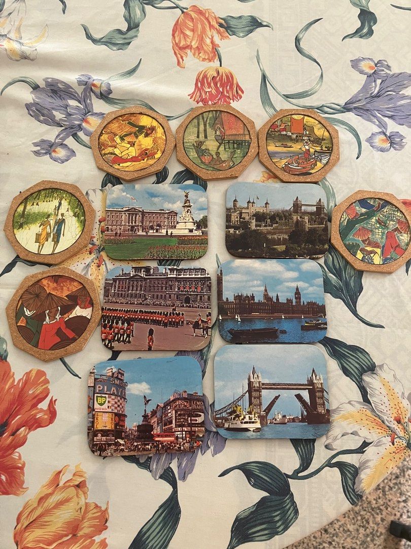 Vintage Coasters, including Sydney Official Games 2000, Furniture ...