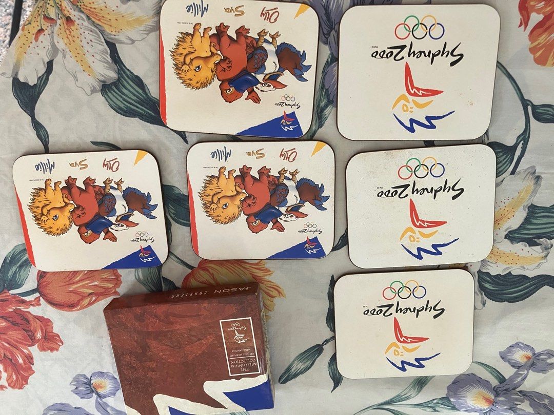 Vintage Coasters, including Sydney Official Games 2000, Furniture ...