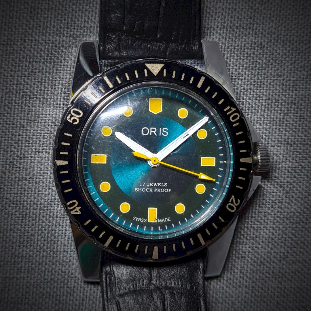 Vintage Oris - Ocean Blue - Swiss Made - Automatic, Luxury, Watches on ...