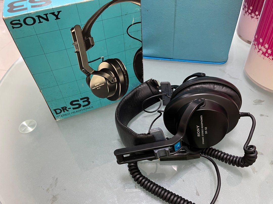 Vintage Sony DR-S3 with box new ear pads, Audio, Headphones & Headsets ...