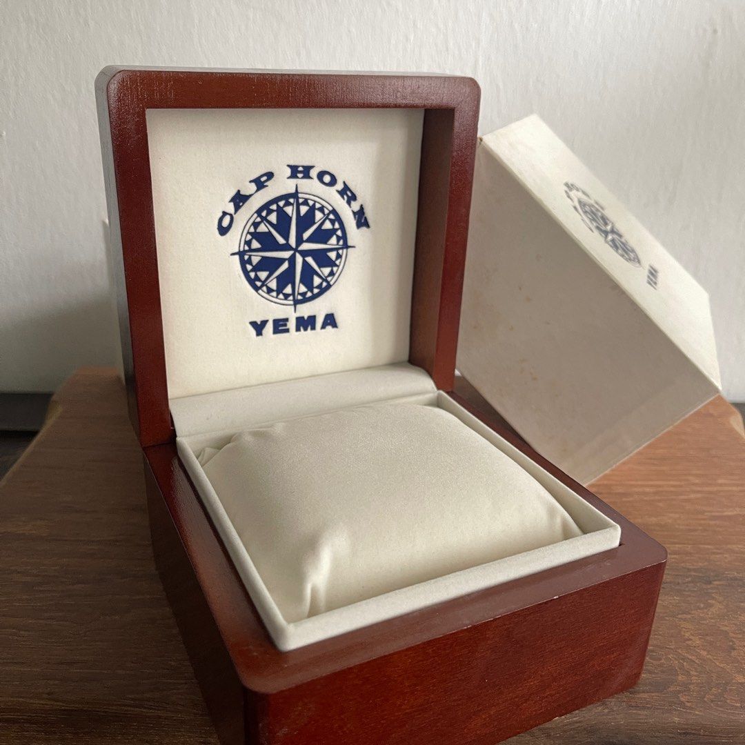 Vintage Yema Cap Horn wood watch box YM929, Luxury, Watches on Carousell