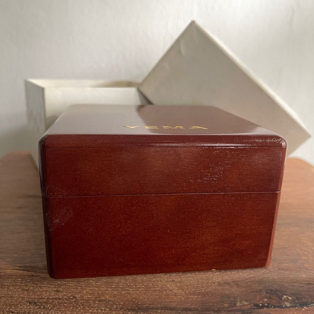 Vintage Yema Cap Horn wood watch box YM929, Luxury, Watches on Carousell