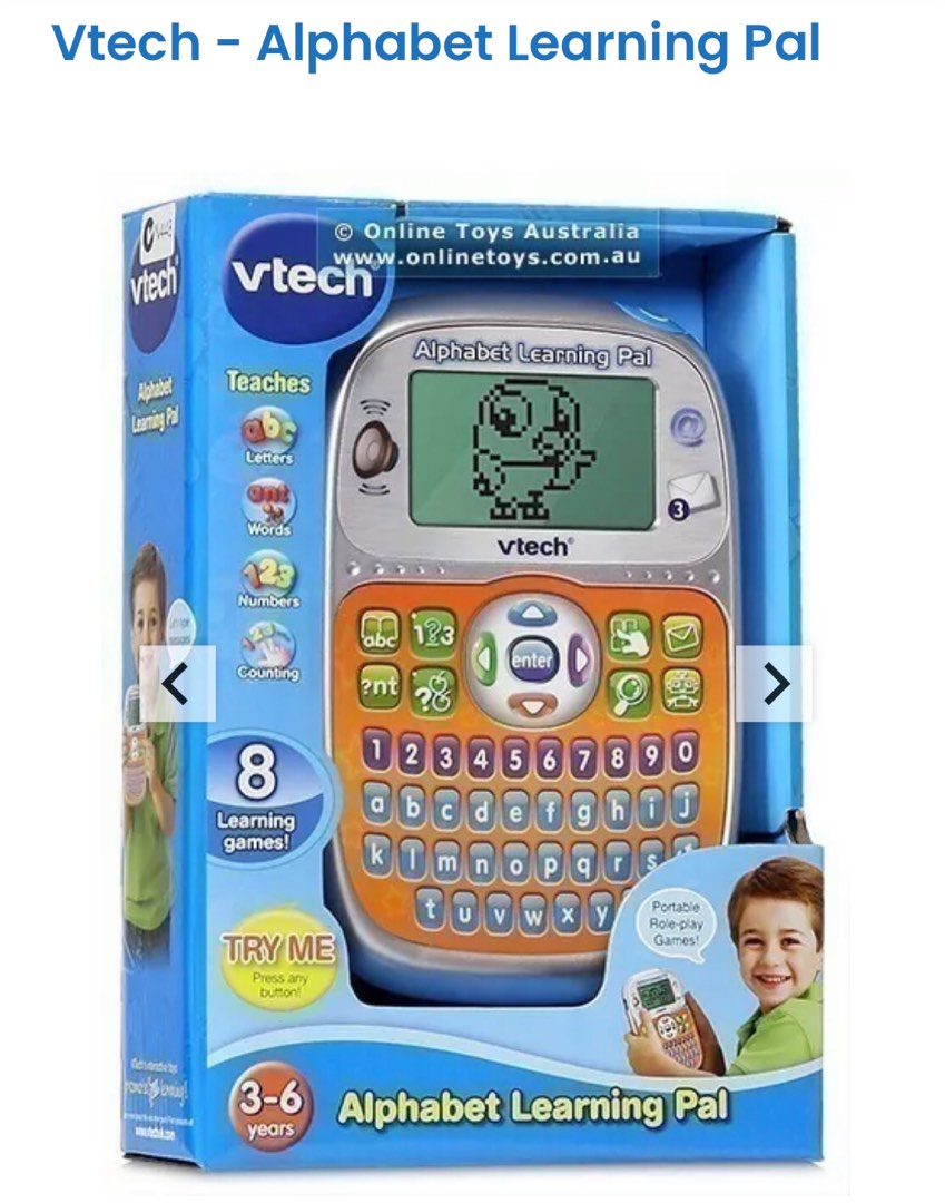 Vtech Alphabet Learning Pal, Babies & Kids, Infant Playtime on Carousell