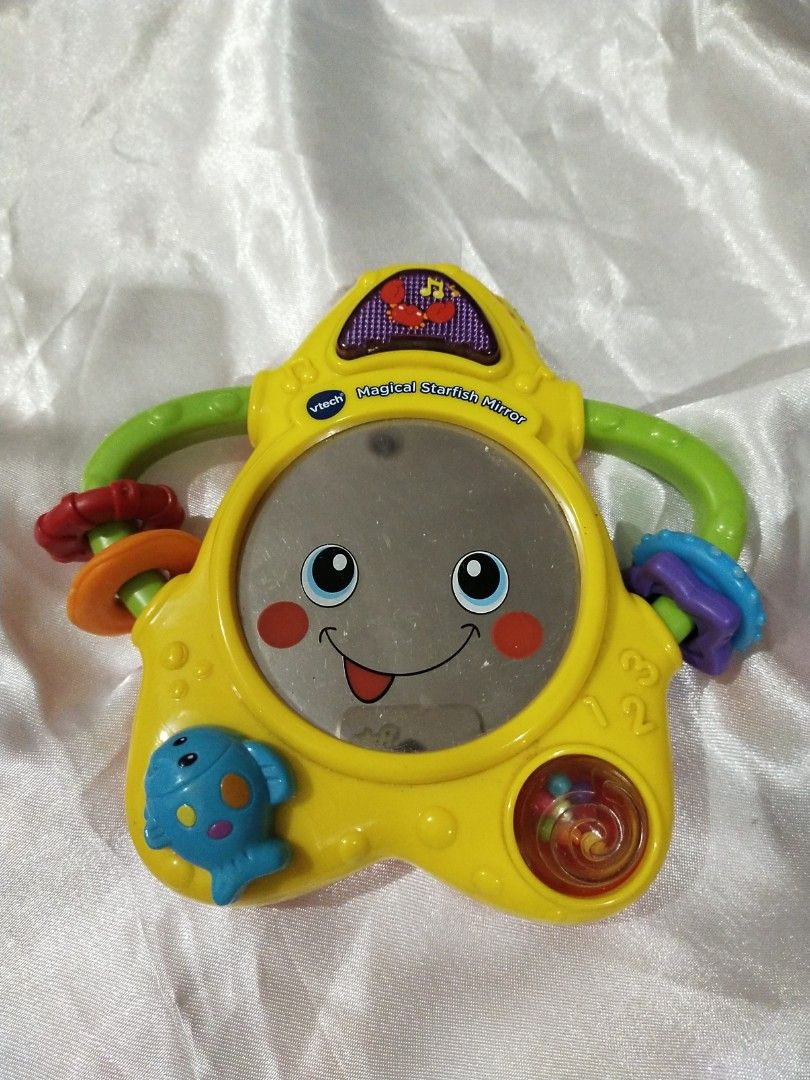Vtech magical star fish mirror mainan, Bayi & Anak, Mainan & Baby ...
