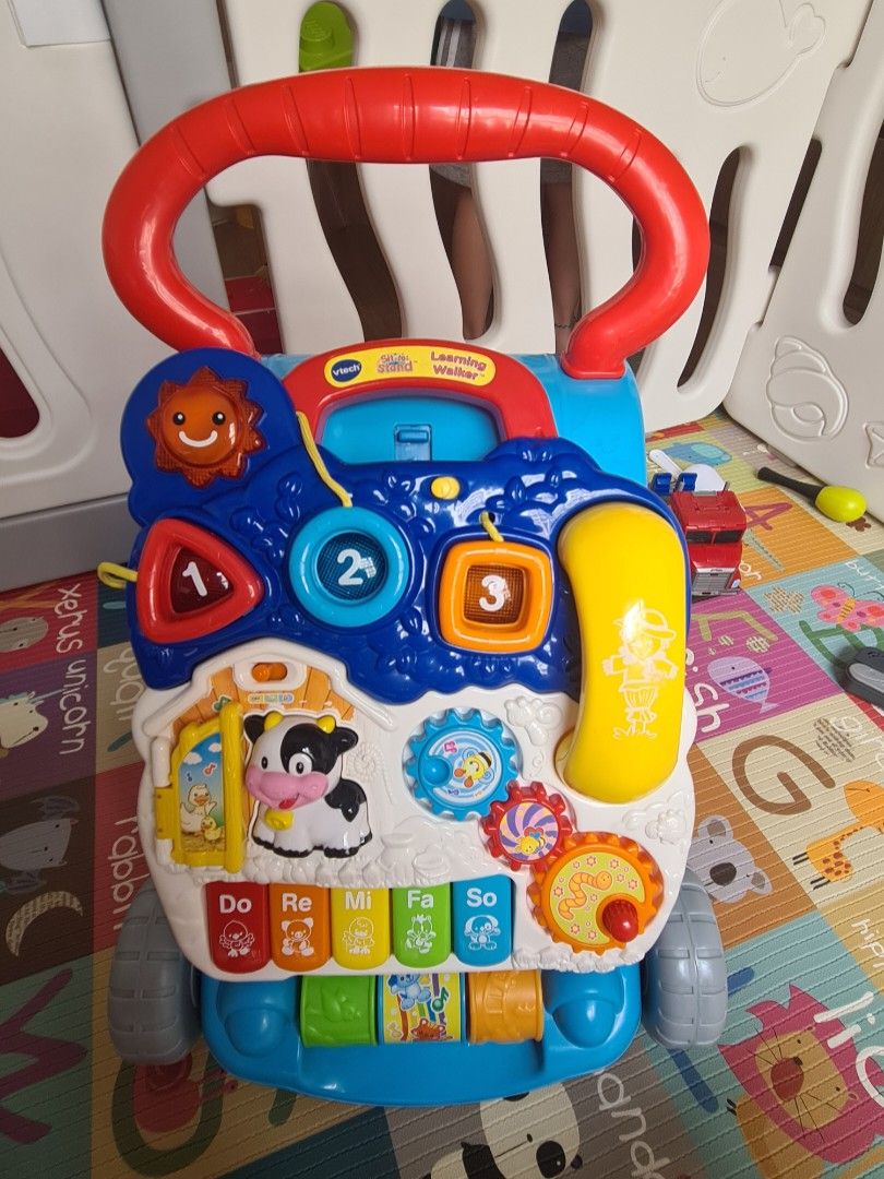 VTech Sit to Stand Learning Walker, Babies & Kids, Infant Playtime on ...
