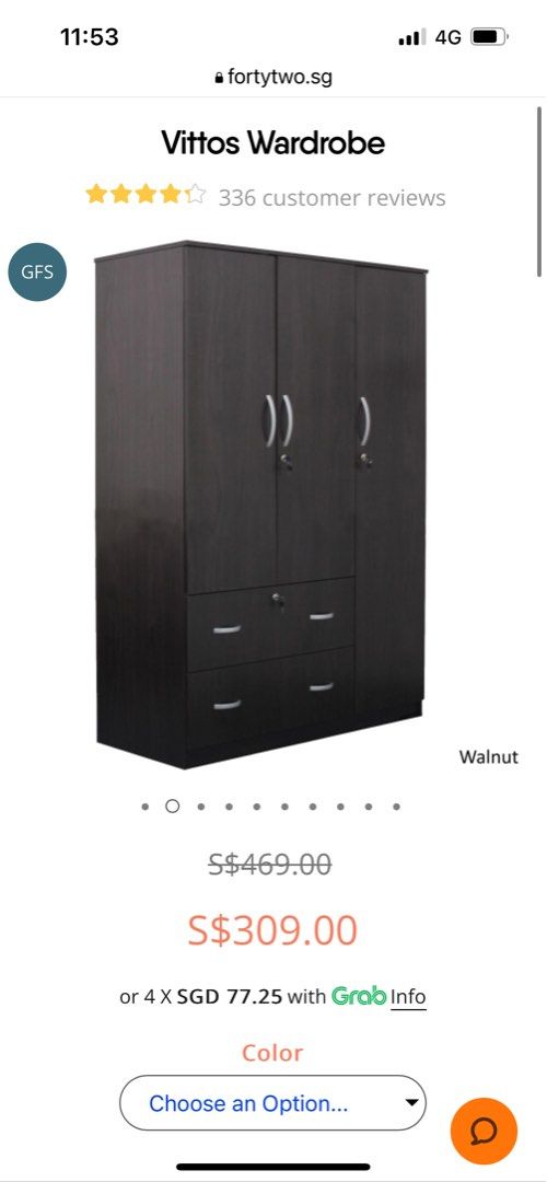 Wardrobe bought from forty two, Furniture & Home Living, Furniture ...