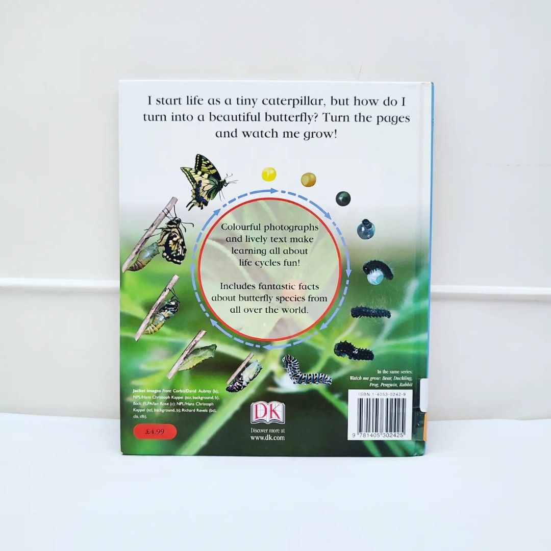 DK Watch Me Grow BUTTERFLY Reference Book on Carousell