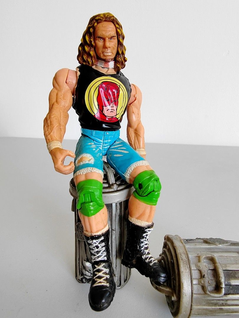 WCW Raven Bruisers Marvel action figure with trash attack WWE WWF ...