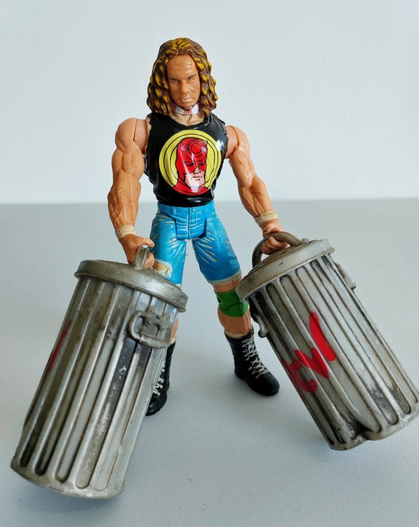 WCW Raven Bruisers Marvel action figure with trash attack WWE WWF ...