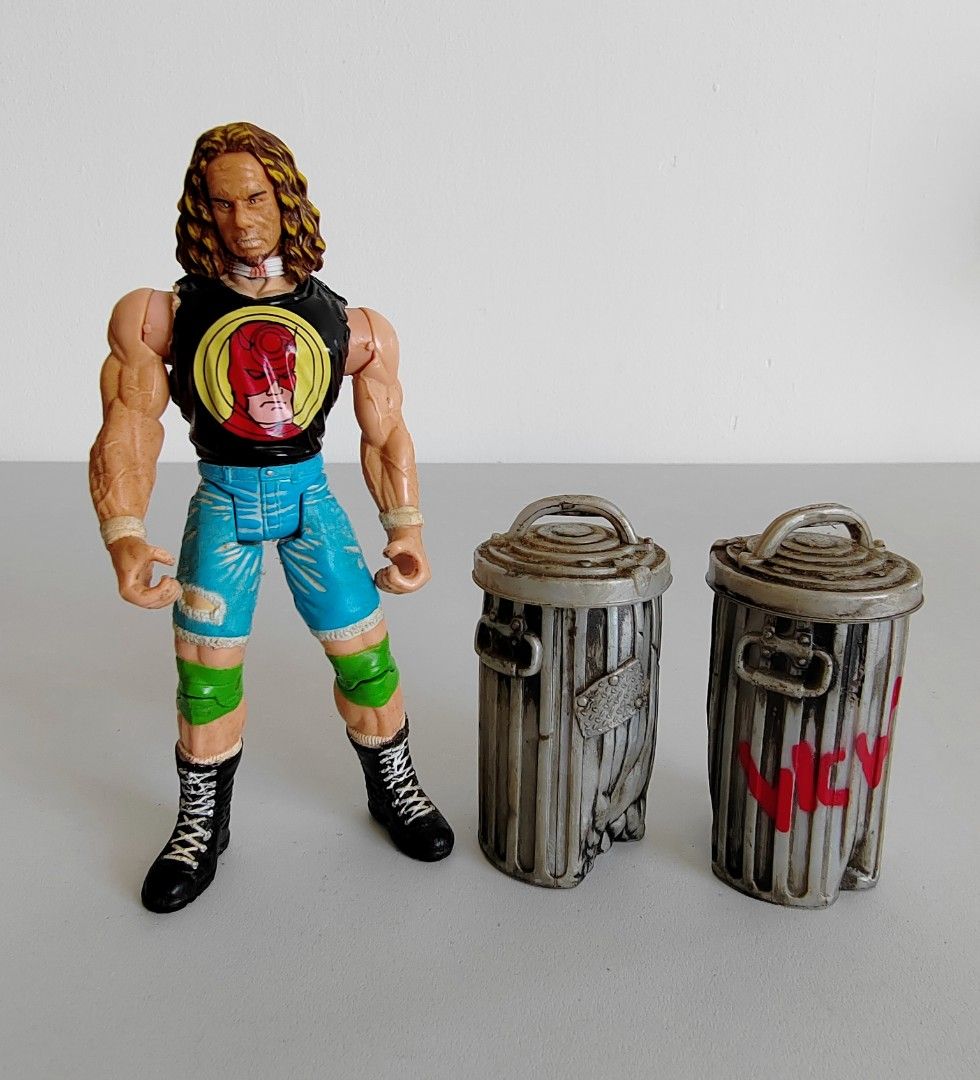 WCW Raven Bruisers Marvel action figure with trash attack WWE WWF ...