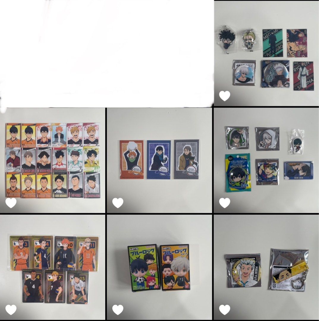 wts/lfb haikyuu blue lock bsd bungo stray dogs jujutsu kaisen jkk merch ...