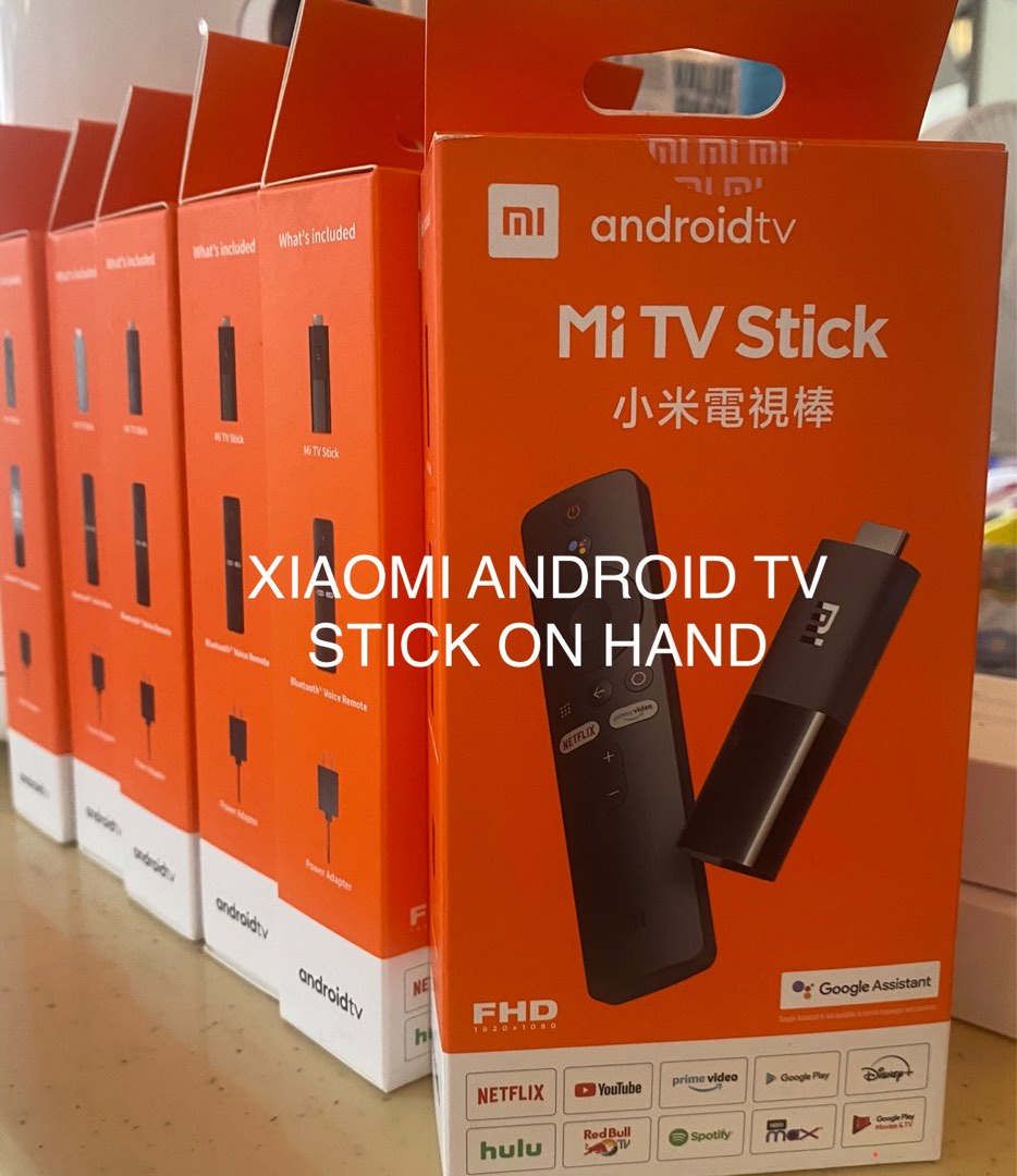 XIAOMI ANDROID TV STICK ON HAND SMART TV GOOGLE CHROME TV BOX GLOBAL ...