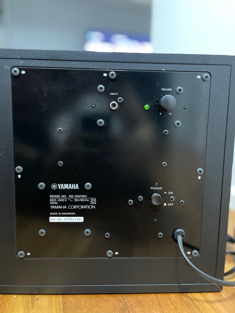 YAMAHA NS-SW050 ACTIVE SUBWOOFER, Audio, Soundbars, Speakers ...