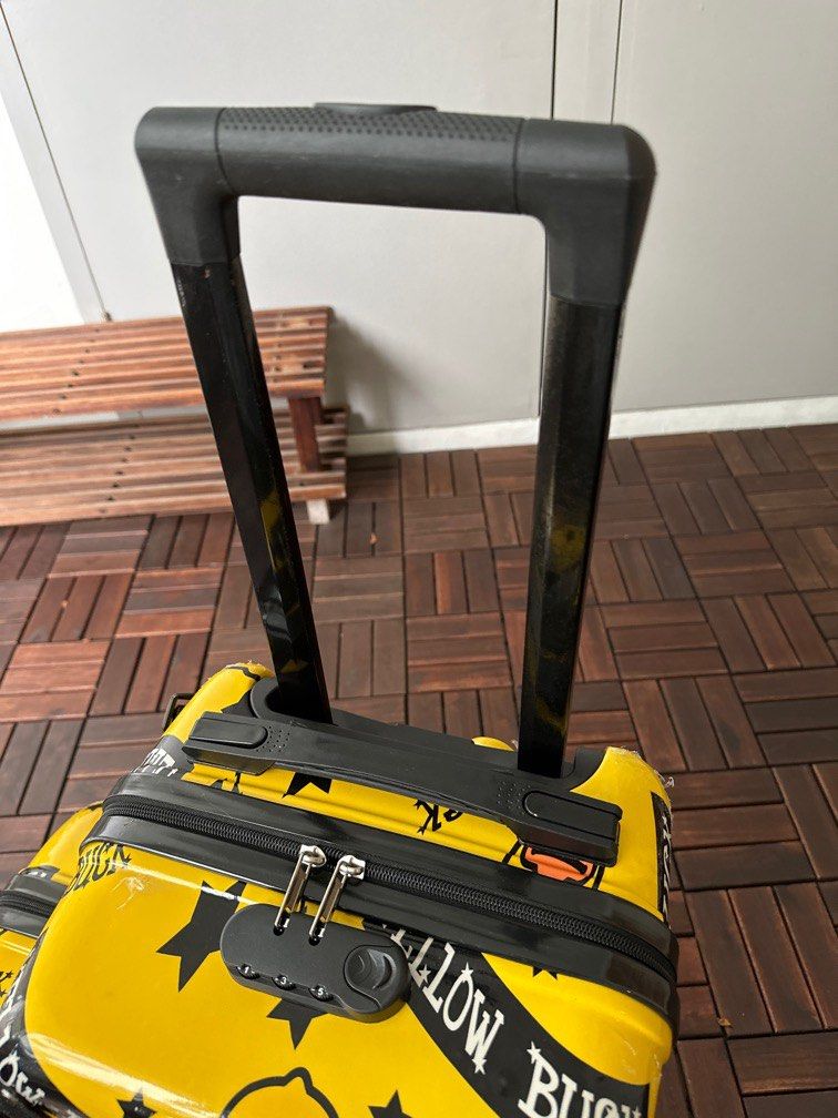 Yellow Duck luggage 22 inch. Can sit and ride., Hobbies & Toys, Travel ...