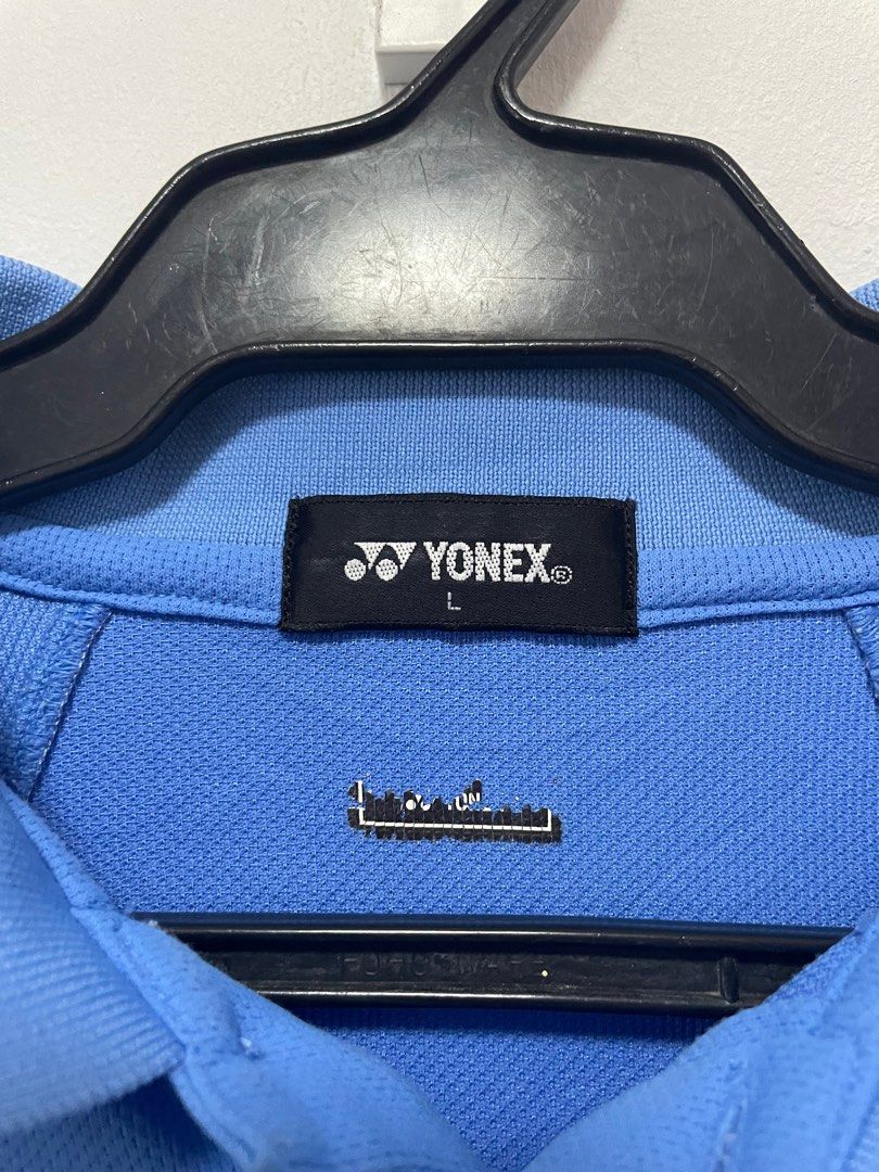 Yonex Blue Polo Shirt, Men's Fashion, Tops & Sets, Tshirts & Polo Shirts on Carousell