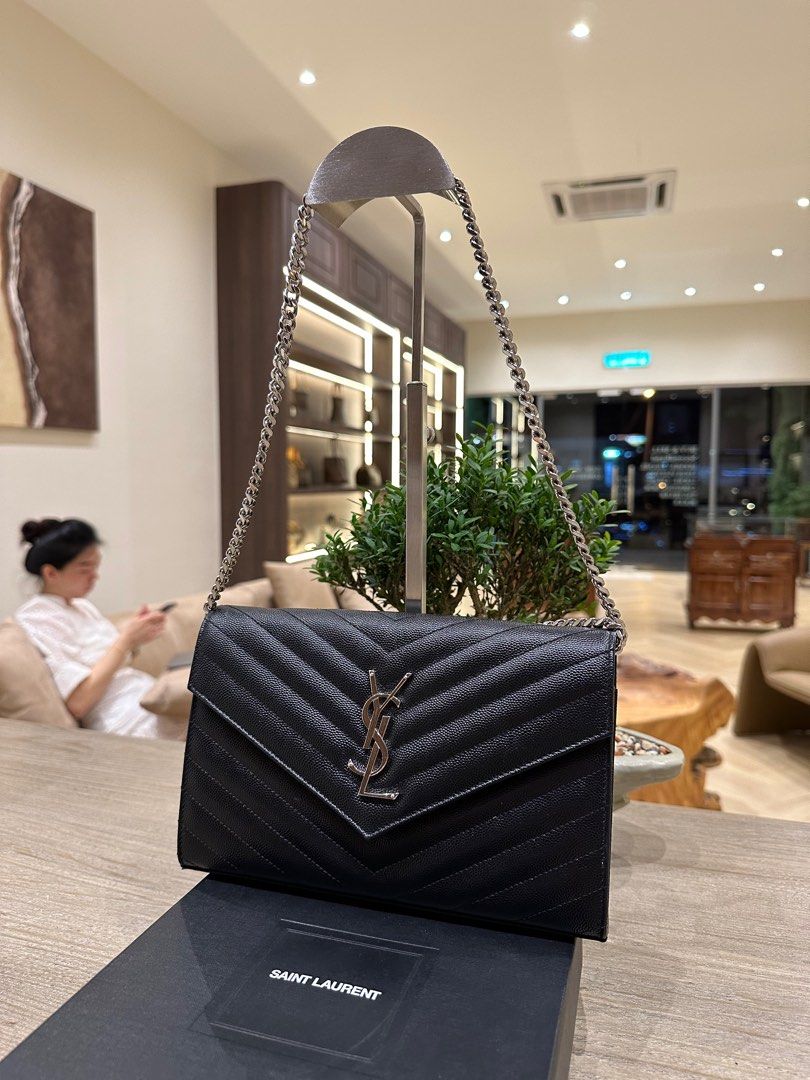 YSL WOC BLACK, Luxury, Bags & Wallets on Carousell