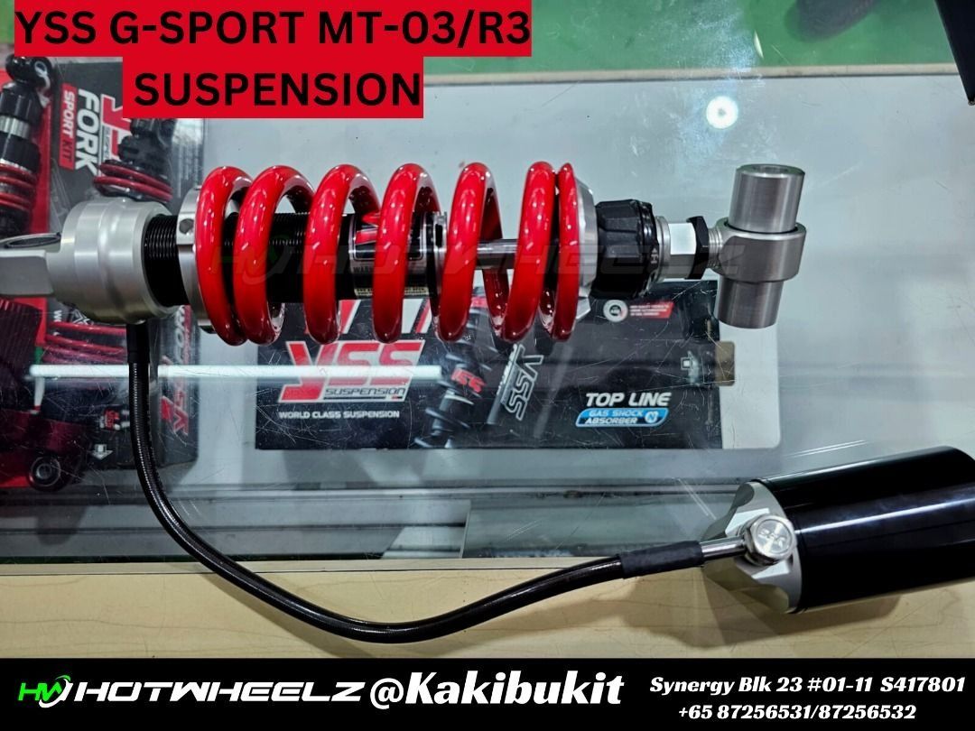 YSS G-SPORT REAR SUSPENSION-YZF R3/YAMAHA MT-03, Motorcycles ...