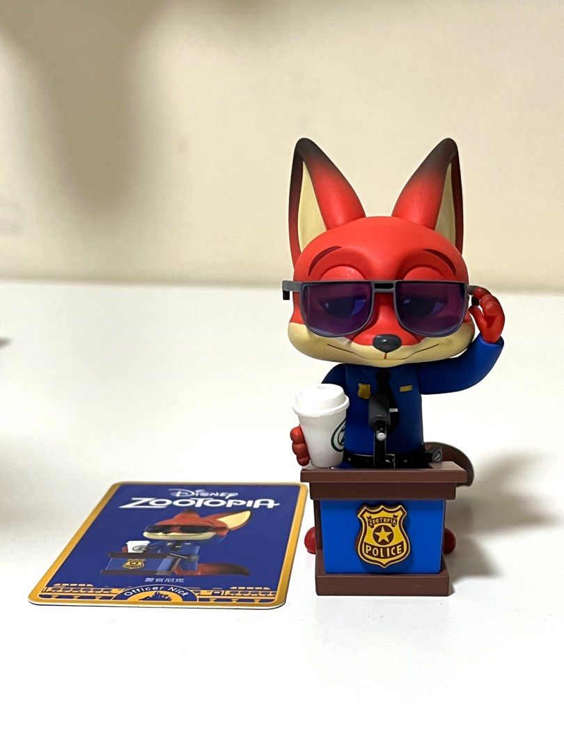 Zootopia Officer Nick Pop Mart, Hobbies & Toys, Toys & Games on Carousell