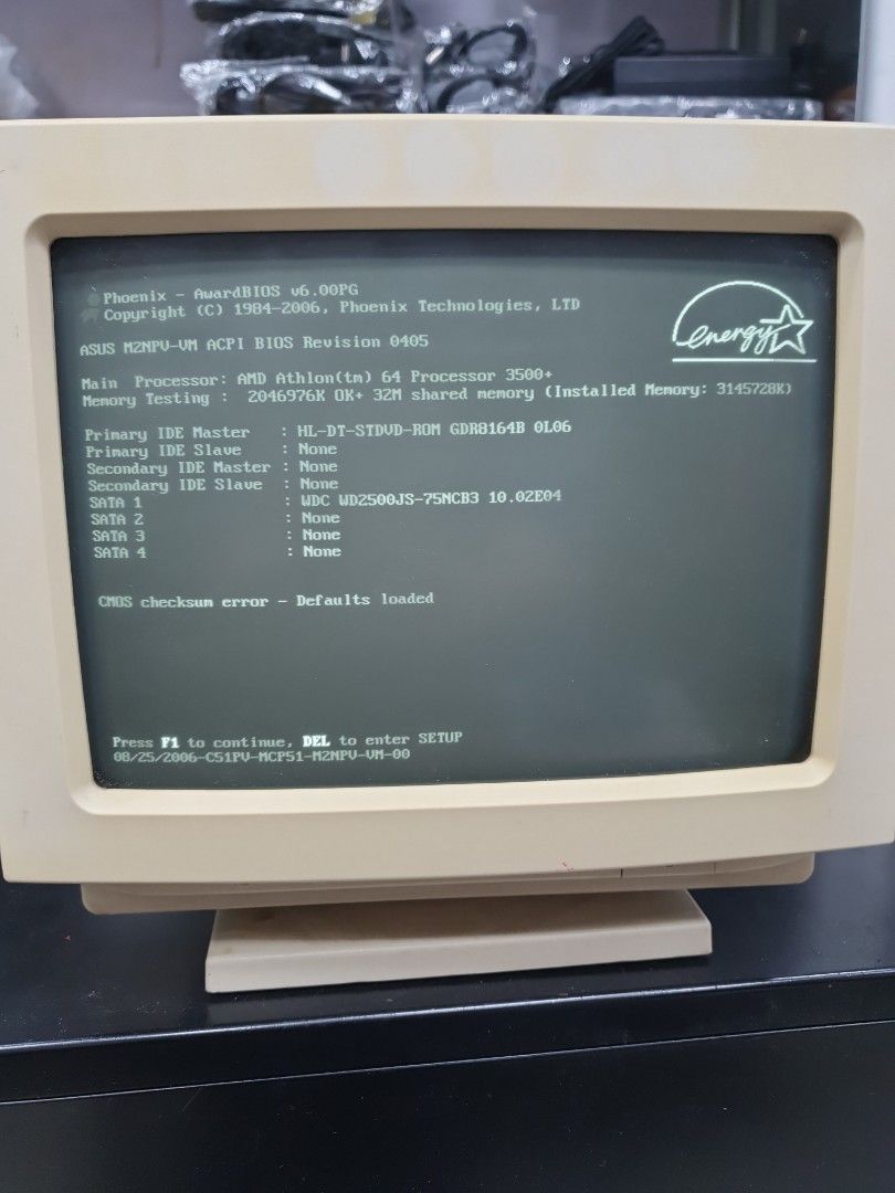 10" super VGA Monochrome CRT monitor, Computers & Tech, Parts ...