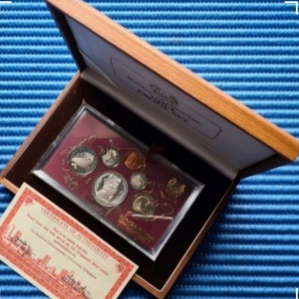 1984 Singapore Proof Coin Set, Hobbies & Toys, Memorabilia & Collectibles, Currency on Carousell