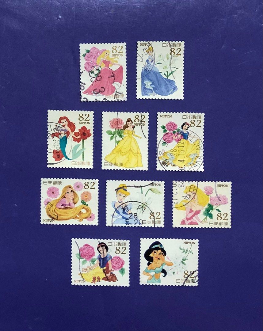 2015 Japan Nippon Disney Princesses Snow White Little Mermaid Ariel ...