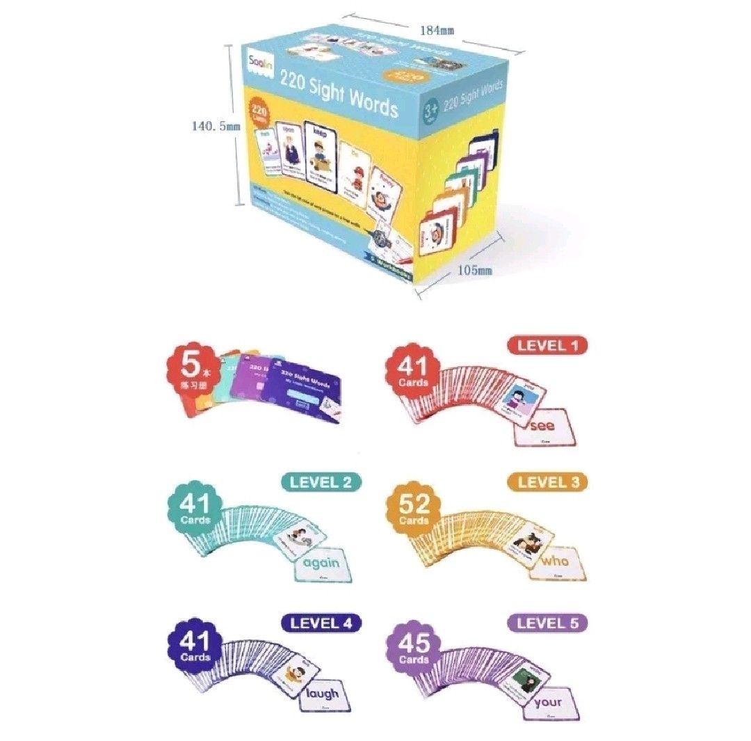 220 Sight Words on Carousell