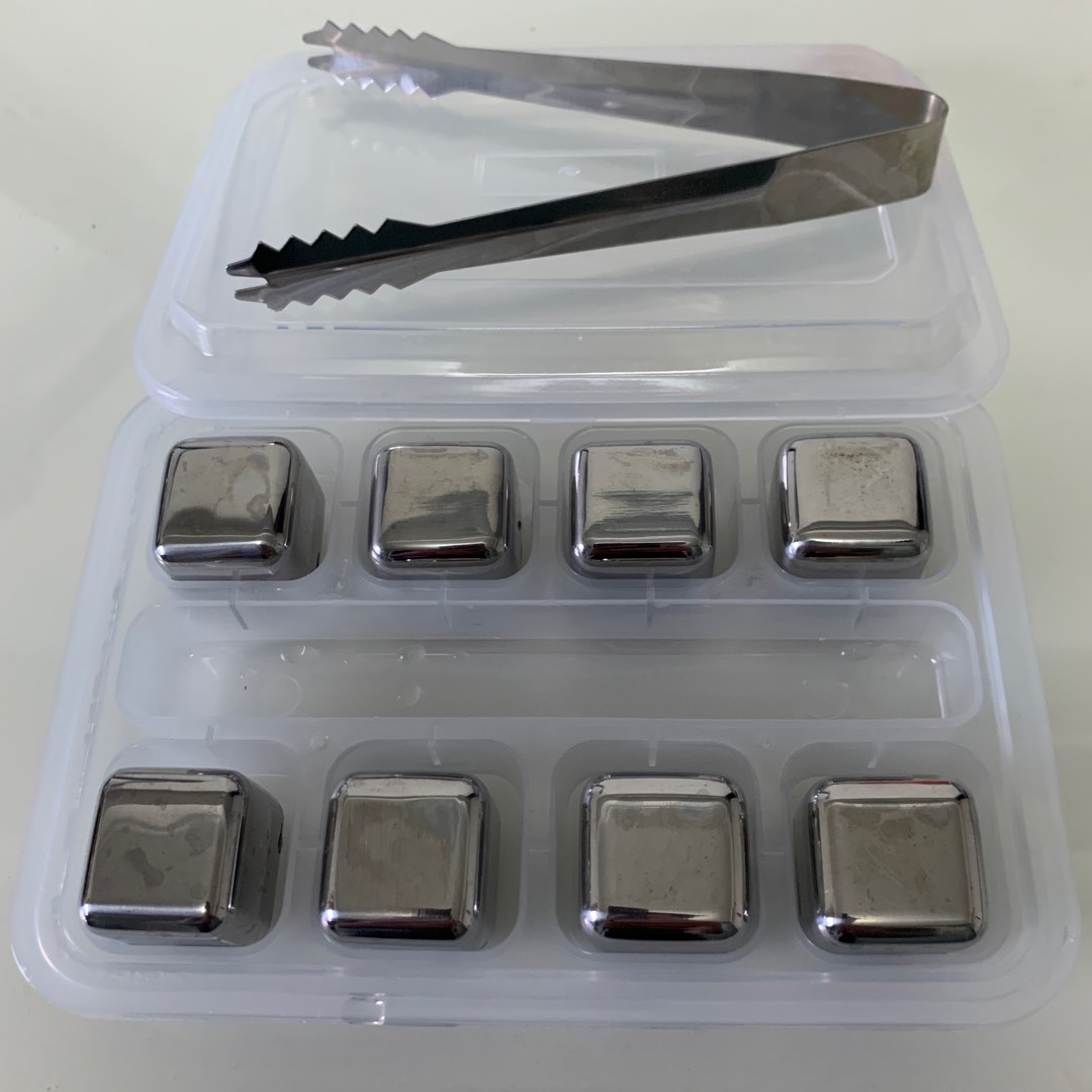 316 Stainless Steel Ice Cubes, Food & Drinks, Chilled & Frozen Food on ...
