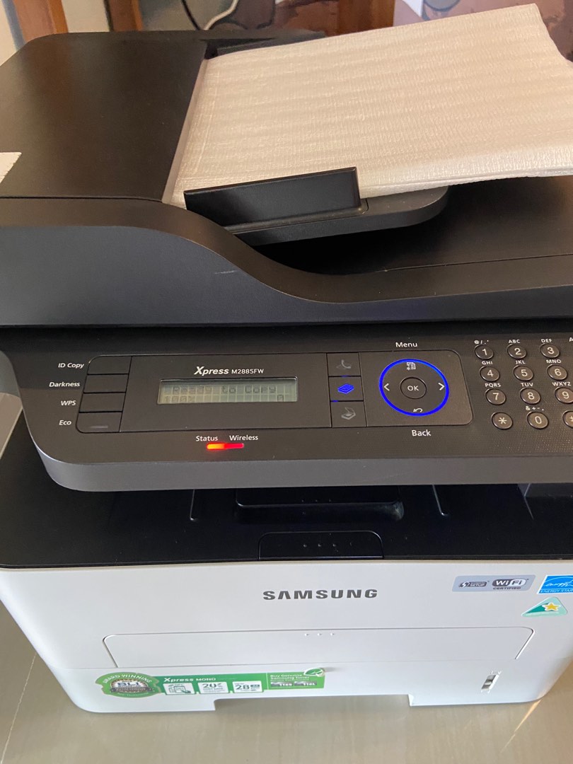 AIO Samsung Printer M2885FW, Computers & Tech, Printers, Scanners ...