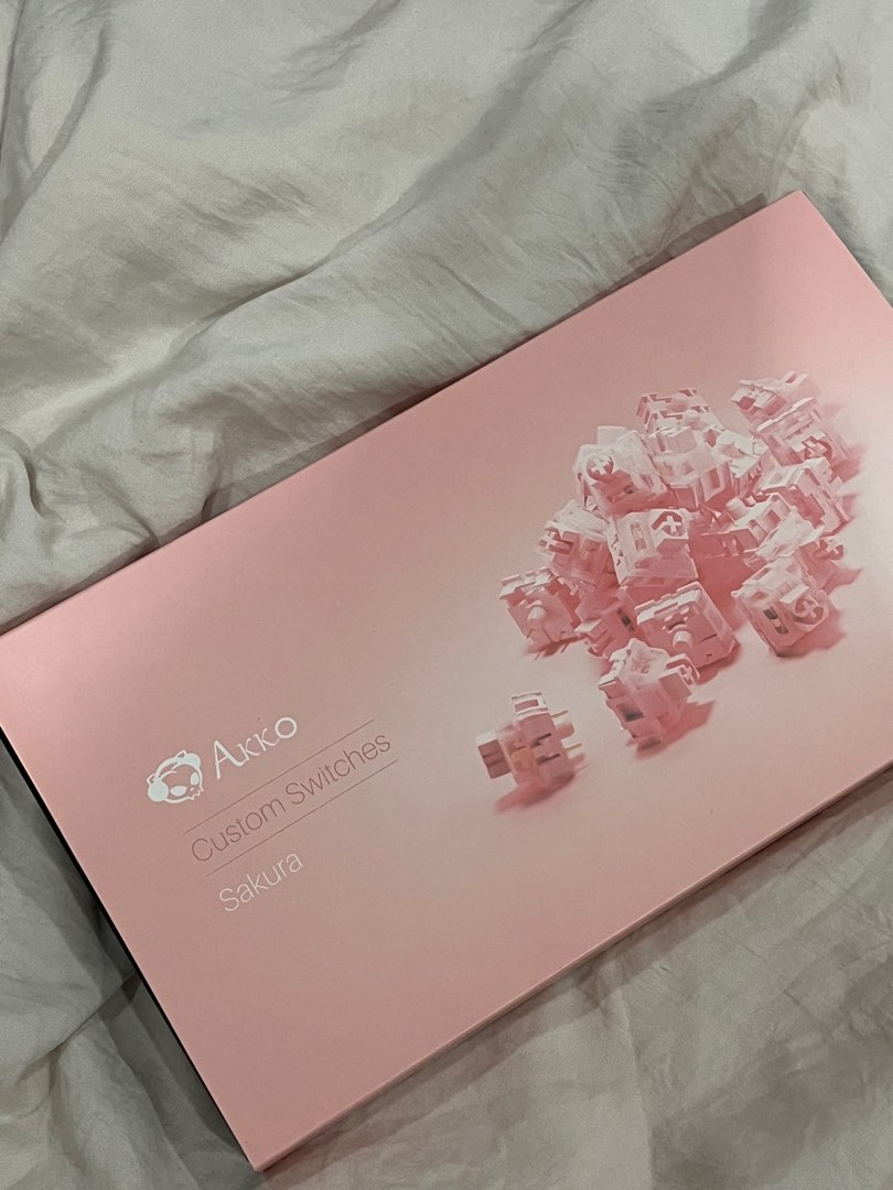 Akko CS Sakura Linear Switches, Computers & Tech, Parts & Accessories ...