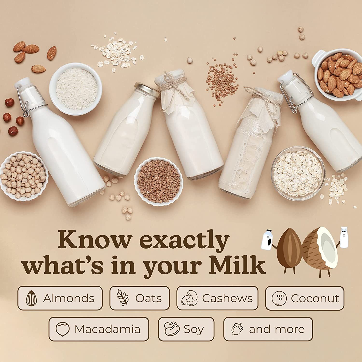 Almond Cow - The Plant-Based Milk Maker || Make Any Creamy Plant-Based ...