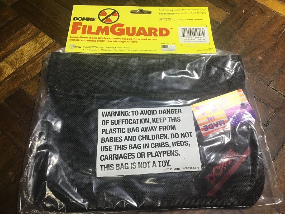 ANALOG PHOTOGRAPHY Film Safe X-Ray XRAY BAG 120 35mm Kodak Fuji Agfa ...