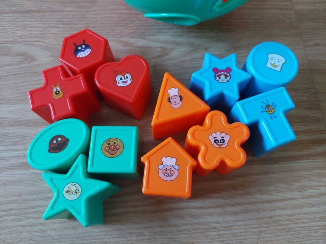 Free Shipping! Anpanman Baby Early Learning Colourful Shape Sorting Toy ...