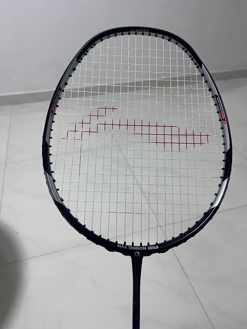 Apacs Lethal 10 Badminton Racket (Rare Black Color), Sports Equipment ...