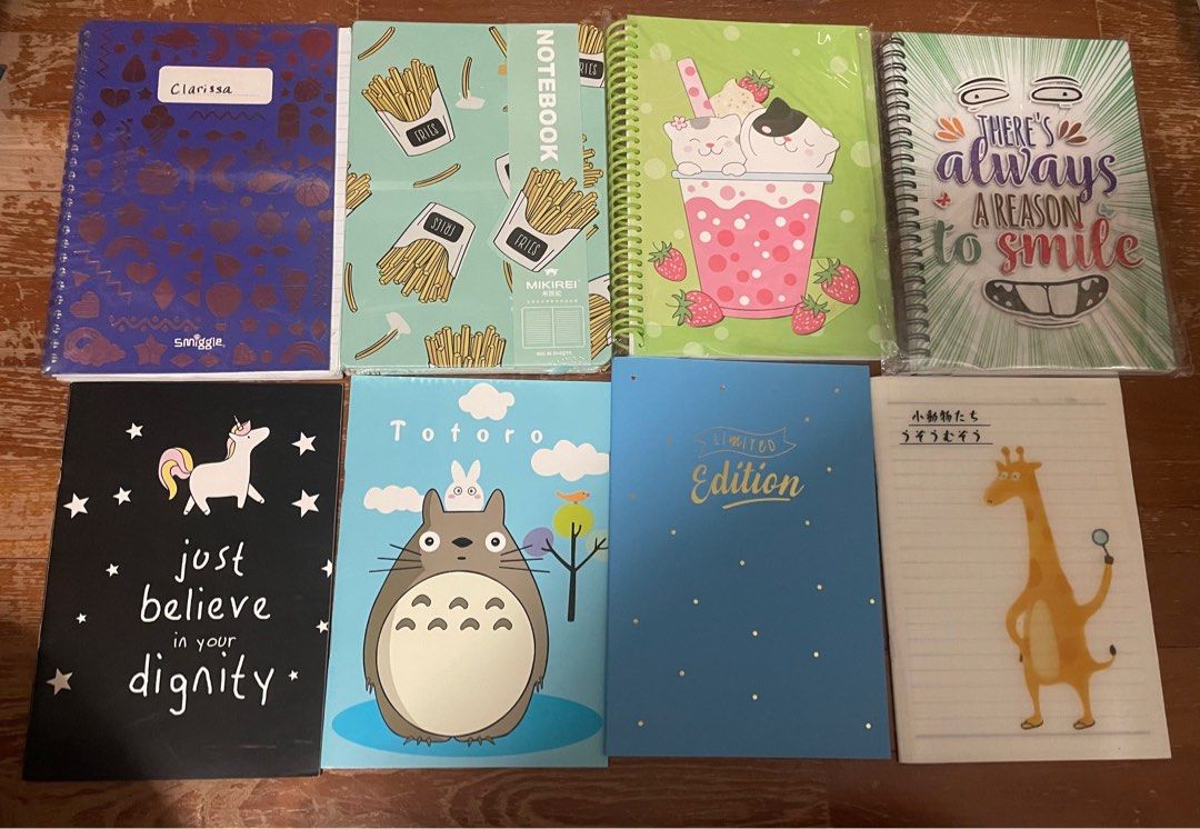 assorted note books for studying / notes, Hobbies & Toys, Books ...